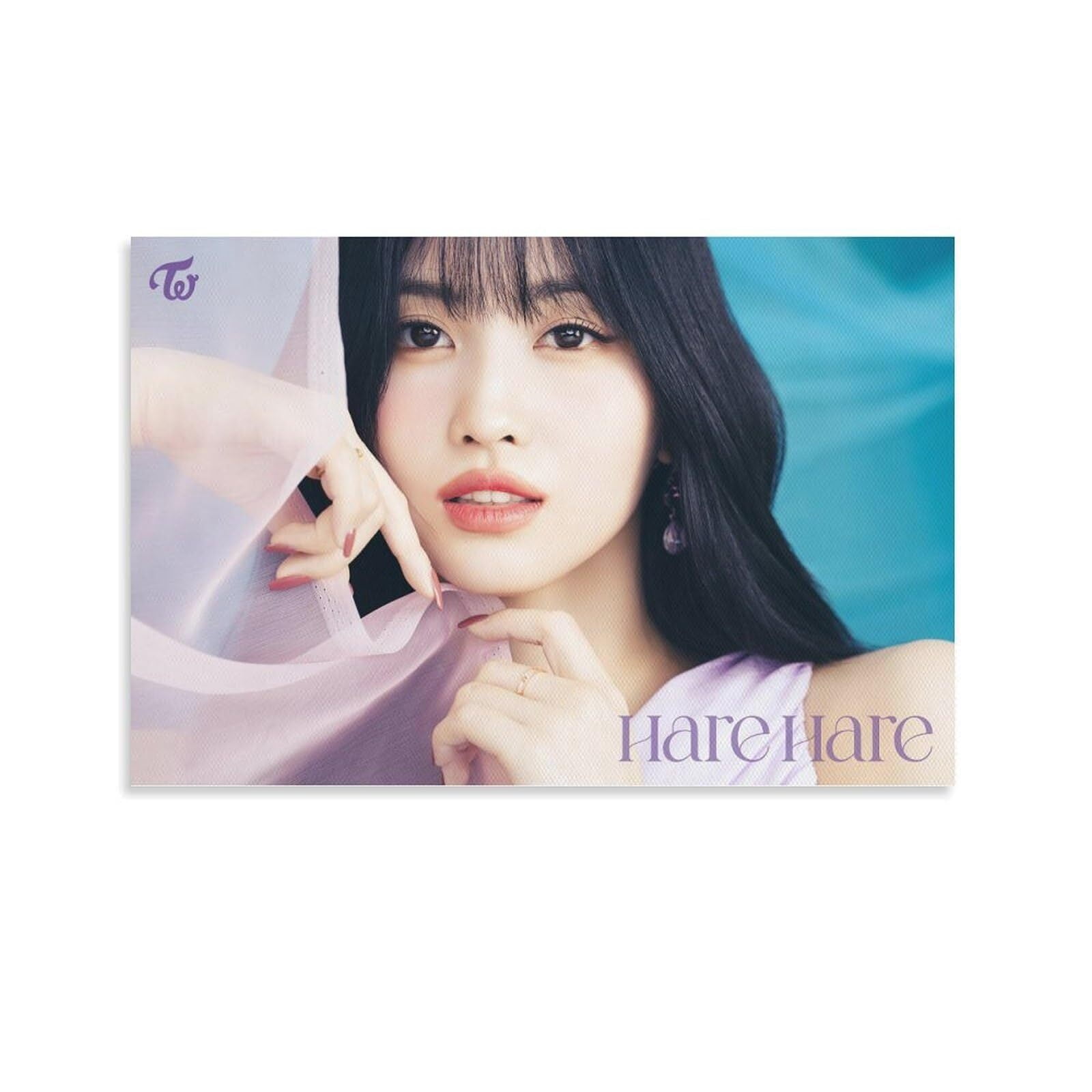 Momo TWICE Japan 10th Single Hare Hare KPOP ARTIST Canvas Poster ...
