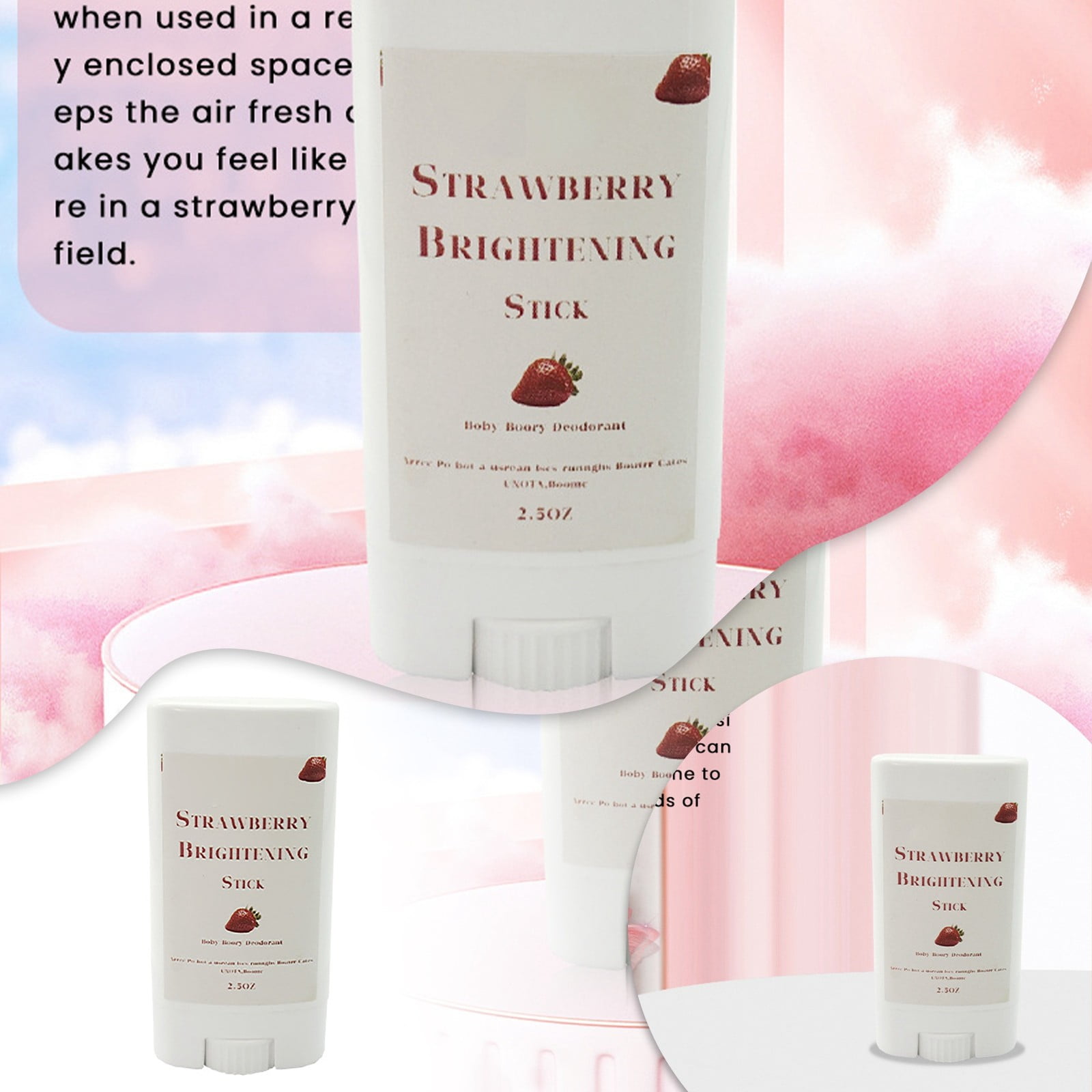 Momobako 25ml Strawberry Aluminium Natural For Women Keeps Skin Soft ...