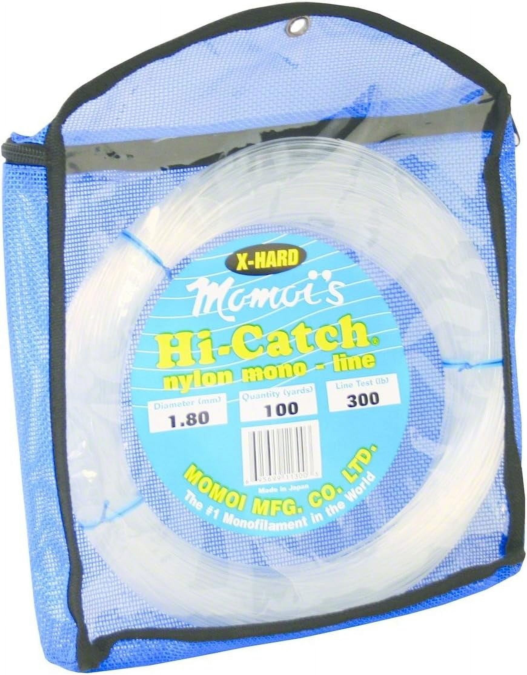 Momoi 11300 Xtra-Hard Clear White 300lb Monofilament Leader Line (100 ...