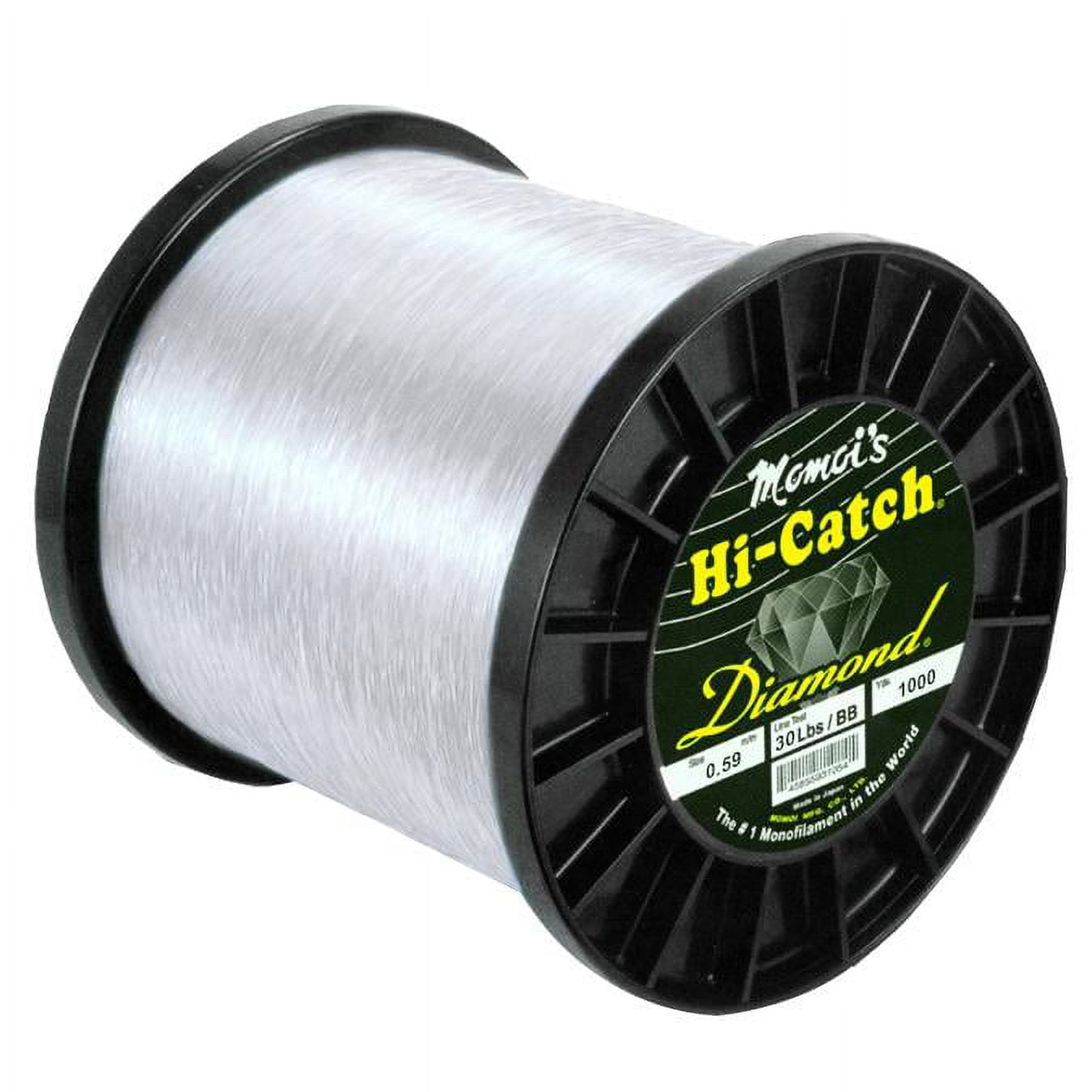 Momoi 32080 Hi-Catch Diamond Mono Line, 80lb, 3000yd, Special Clear ...