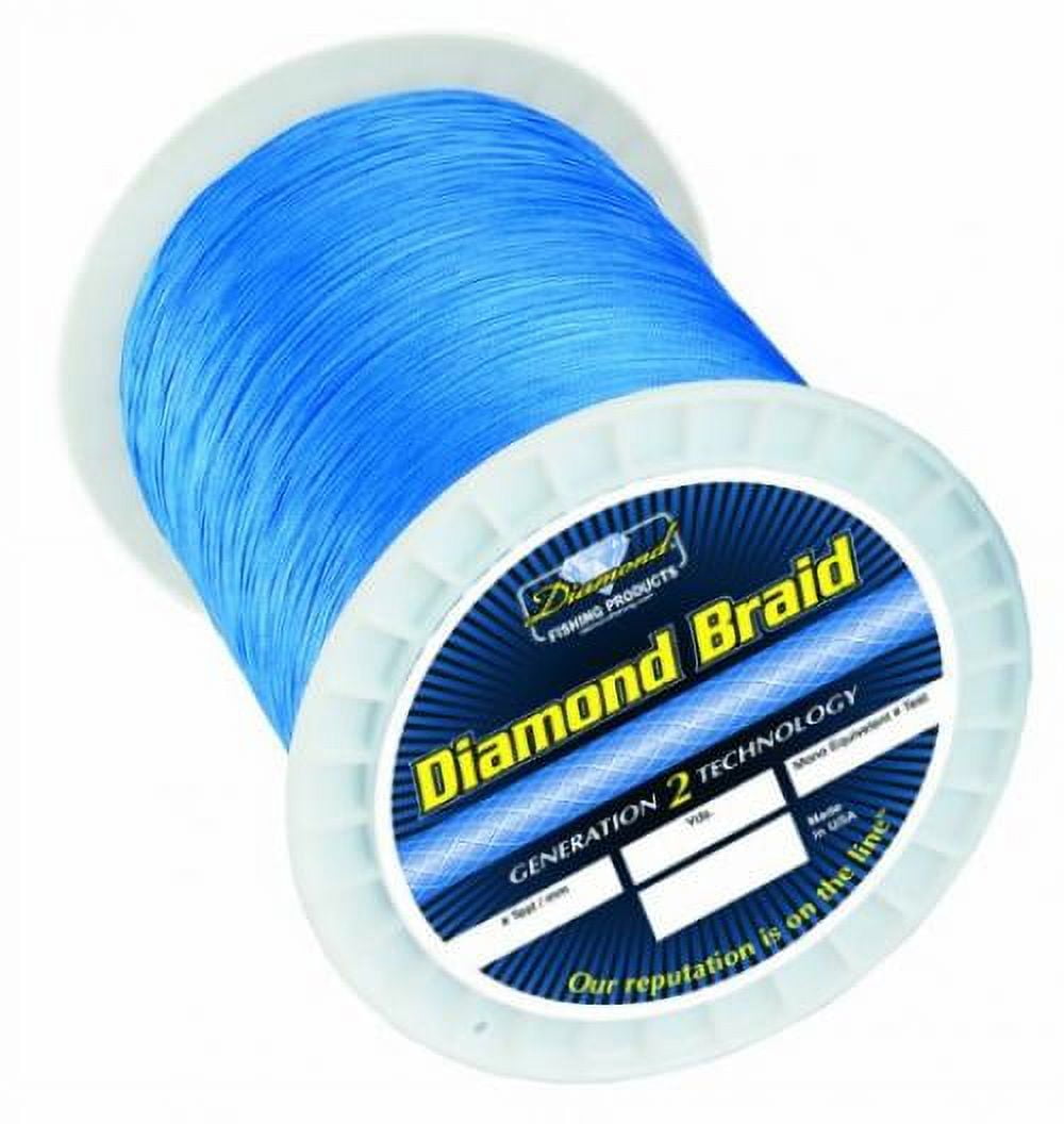 Momoi Diamond Braid 80-Pound 300-Yard Solid Line, Brilliant Blue ...
