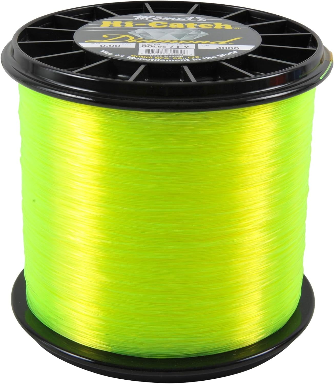 Momoi's Diamond Line - 1000 yd. Spool - 40 lb. - Hi-Vis Yellow ...