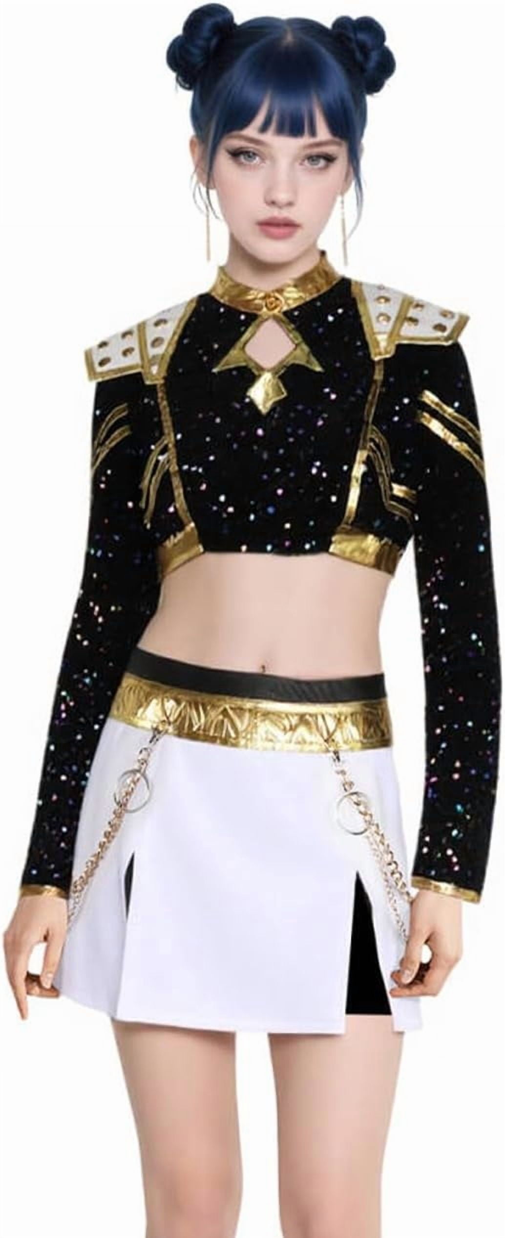 Momojoy Adult Pop Singer Stage Costumes Women Men Halloween Cosplay ...