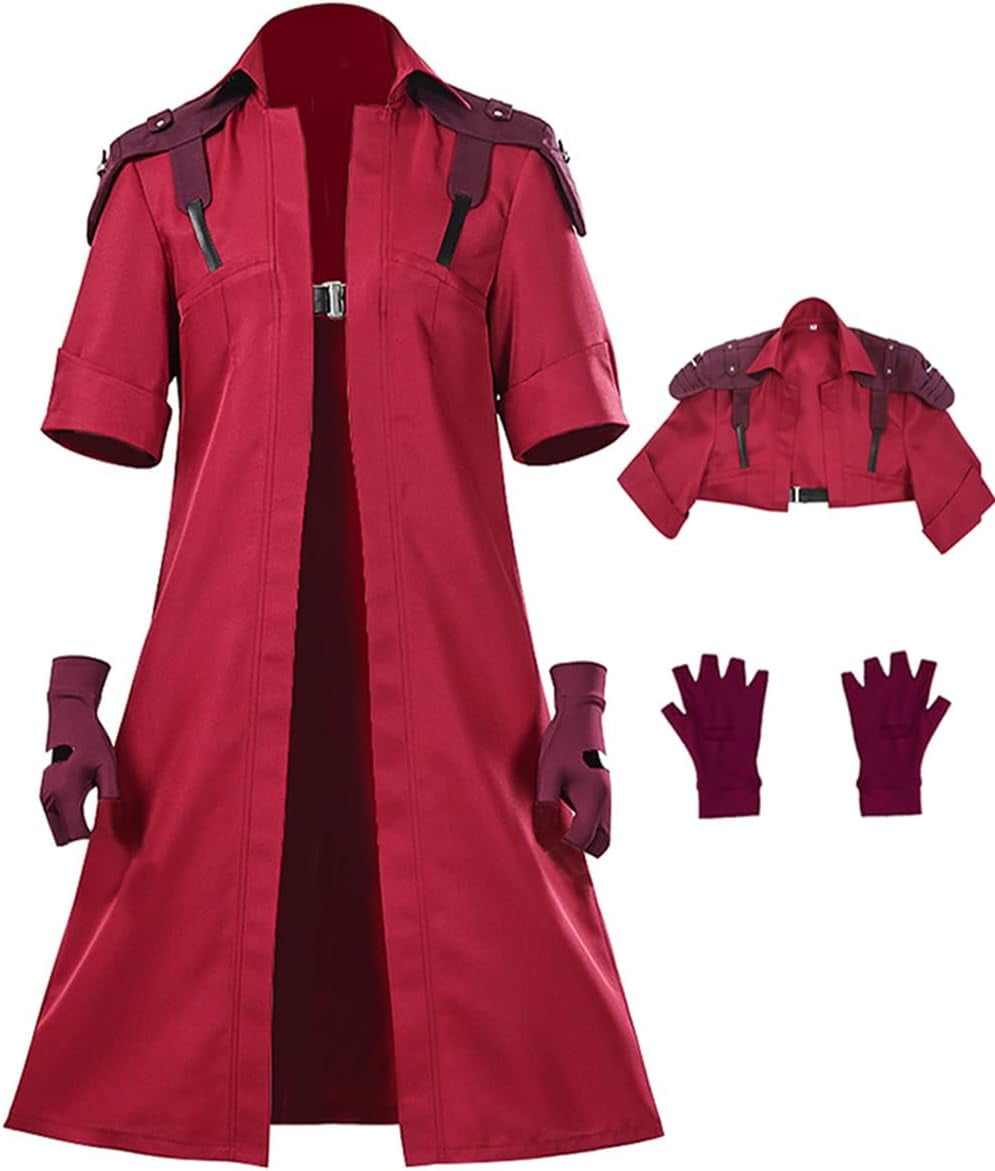 Momojoy Devil Cry 5 Cosplay Dante Costume Anime DMC Red Retro Trench ...