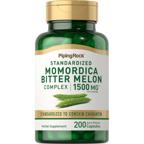 Momordica Charantia 1500mg | 200 Capsules | Bitter Melon Extract | by ...