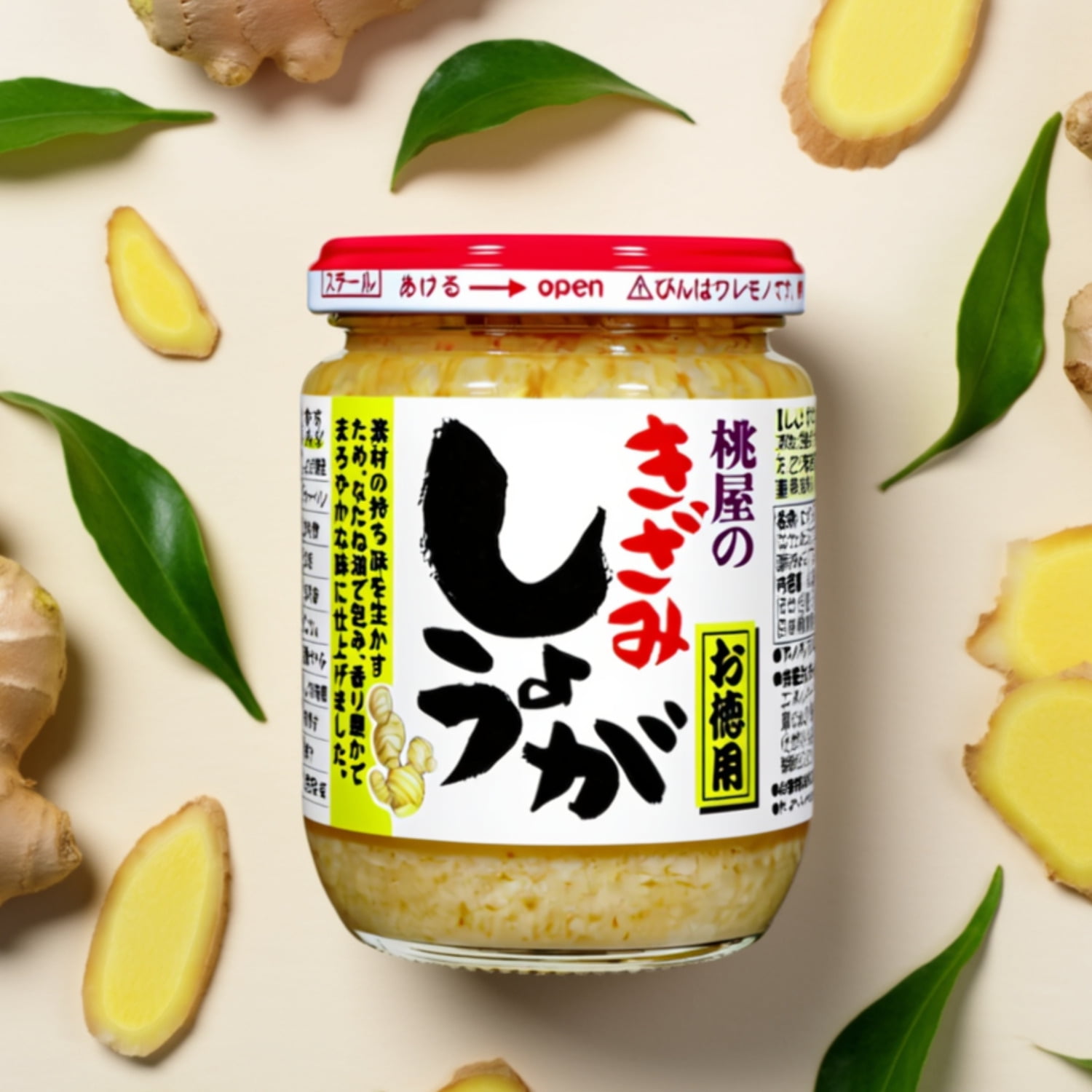 Momoya Kizami Shoga Authentic Japanese Shredded Ginger - 205g - Tokyo ...
