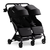 Mompush, Side-by-Side Double Stroller, Lightweight 24.5LB, Black ...