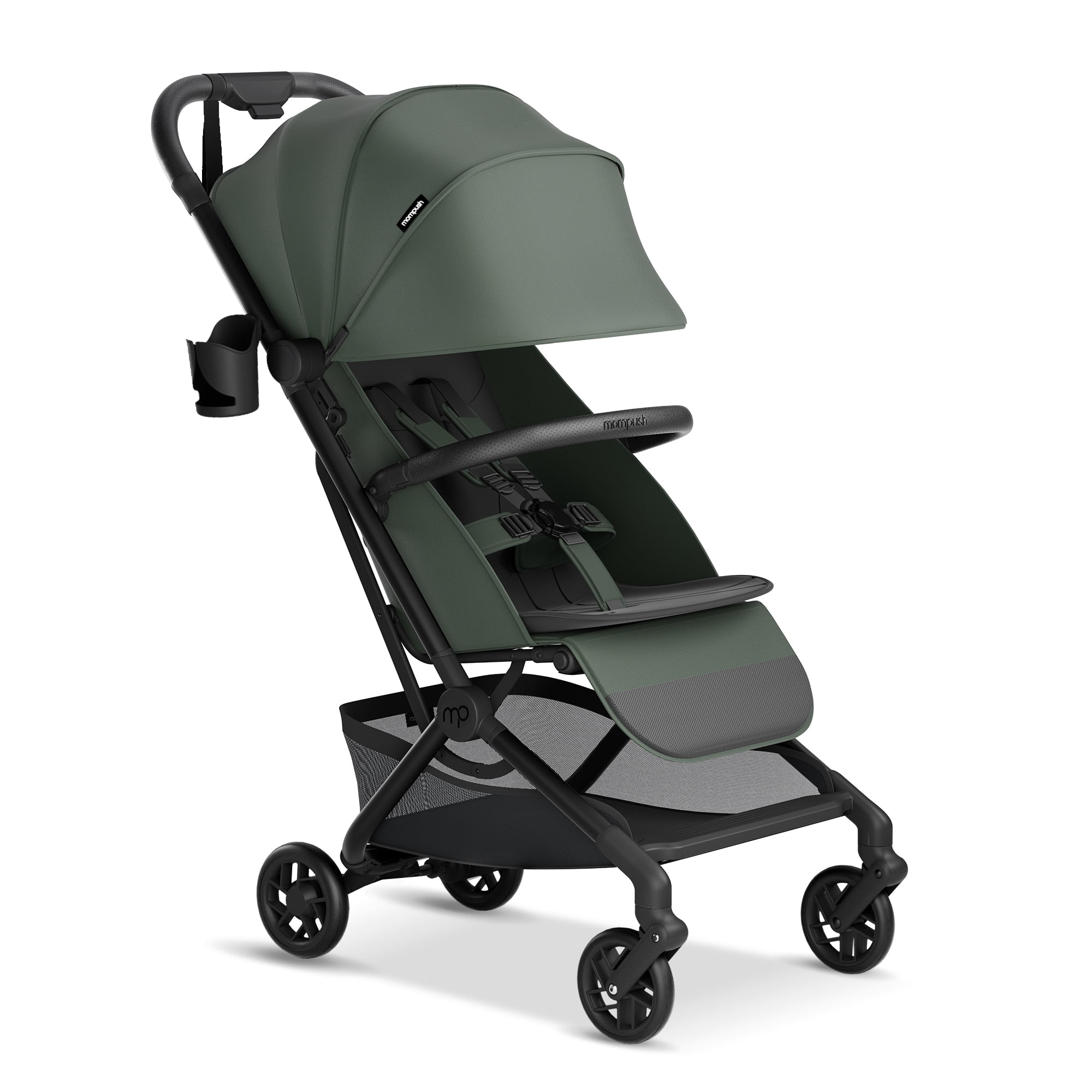 Mompush Velo Lightweight Travel Stroller with Lie-Flat Recline Seat ...