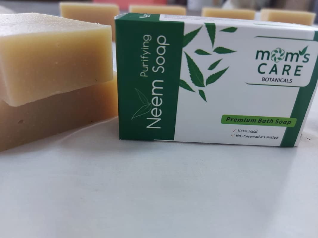 Moms Care Botanicals organic Neem soap for kids and adults and All ...