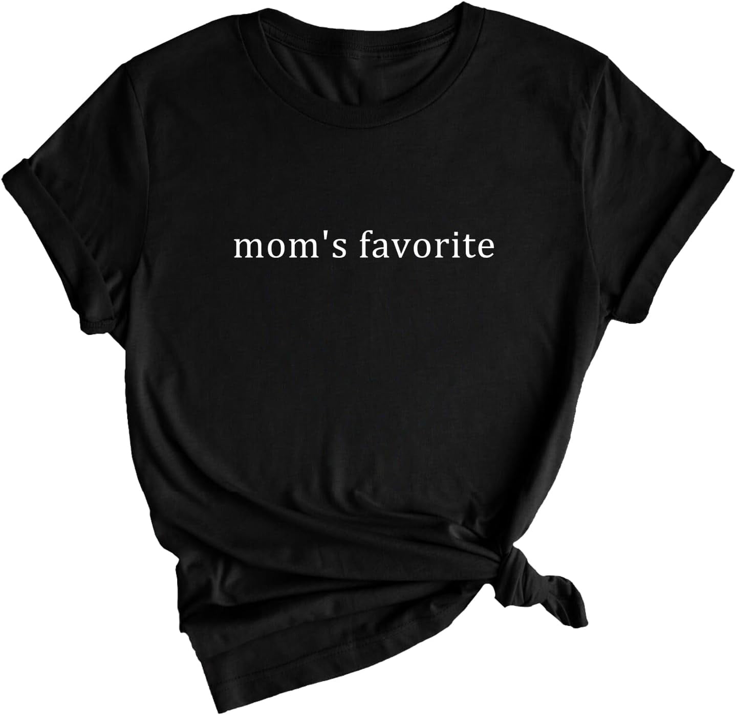 Moms Favorite Shirt Mom's Favorite T Shirt Mom Shirts Mama Shirt Gift ...