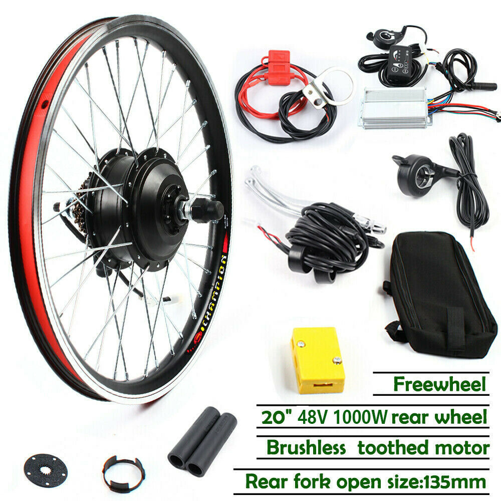 Mon 20" Front and Rear Wheel Electric Bicycle Conversion Kit - Walmart.com