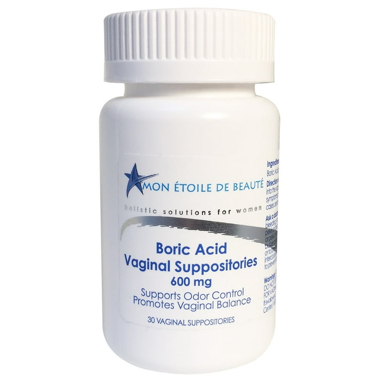 Equate Boric Acid Vaginal Suppositories For Vaginal Odor 53 Off