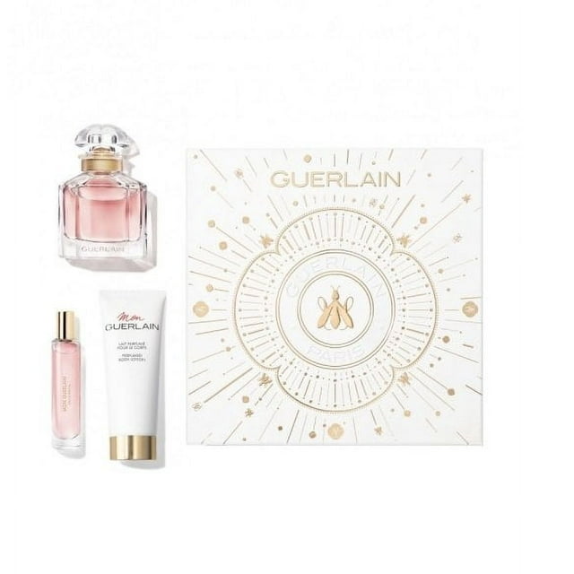 Mon Guerlain 3 pc Womens Gift Set 1.6 oz EDP spray+ 2.5 lotion+ 10ml ...