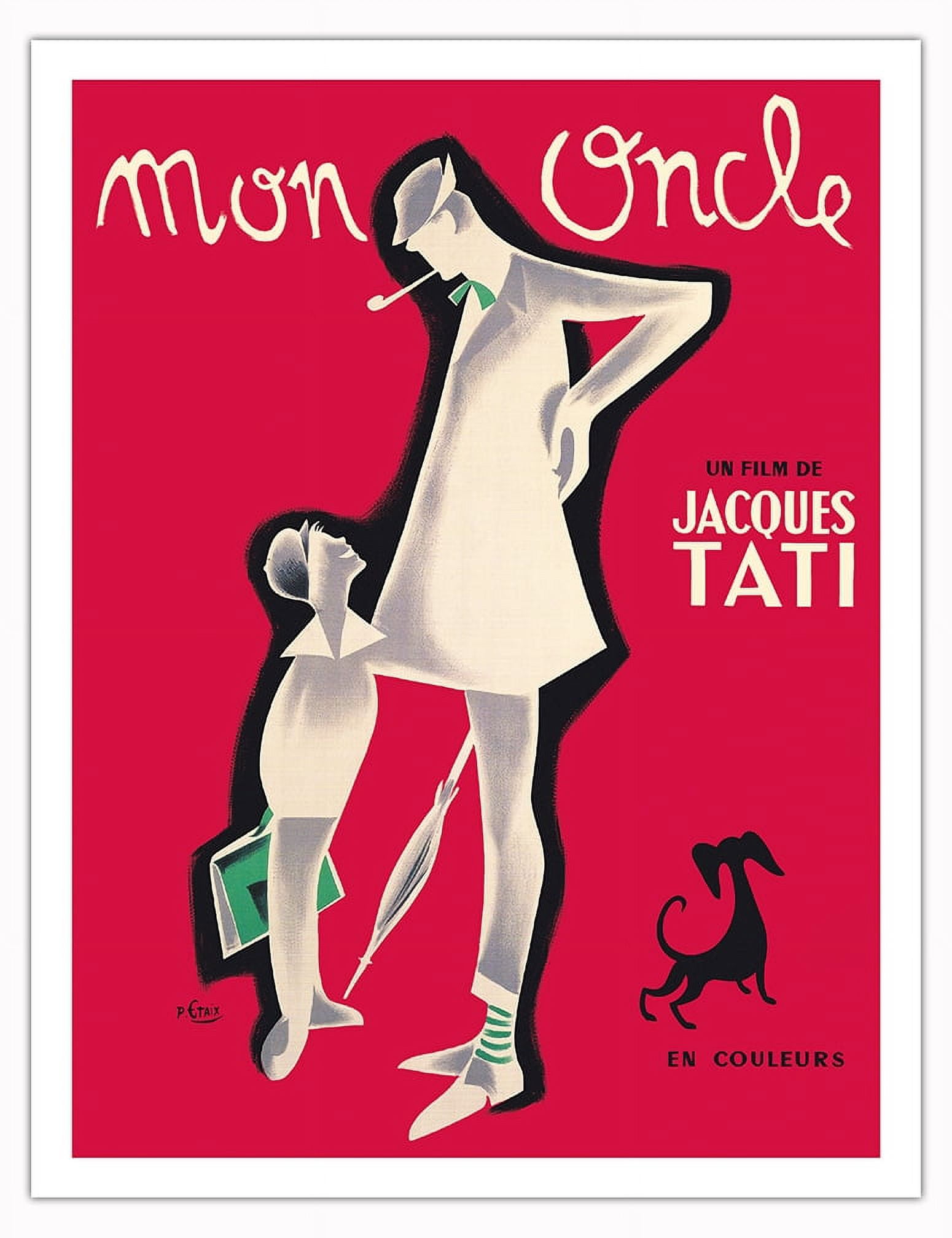 Mon Oncle - Monsieur Hulot (Jacques Tati) - Vintage French Film Movie ...