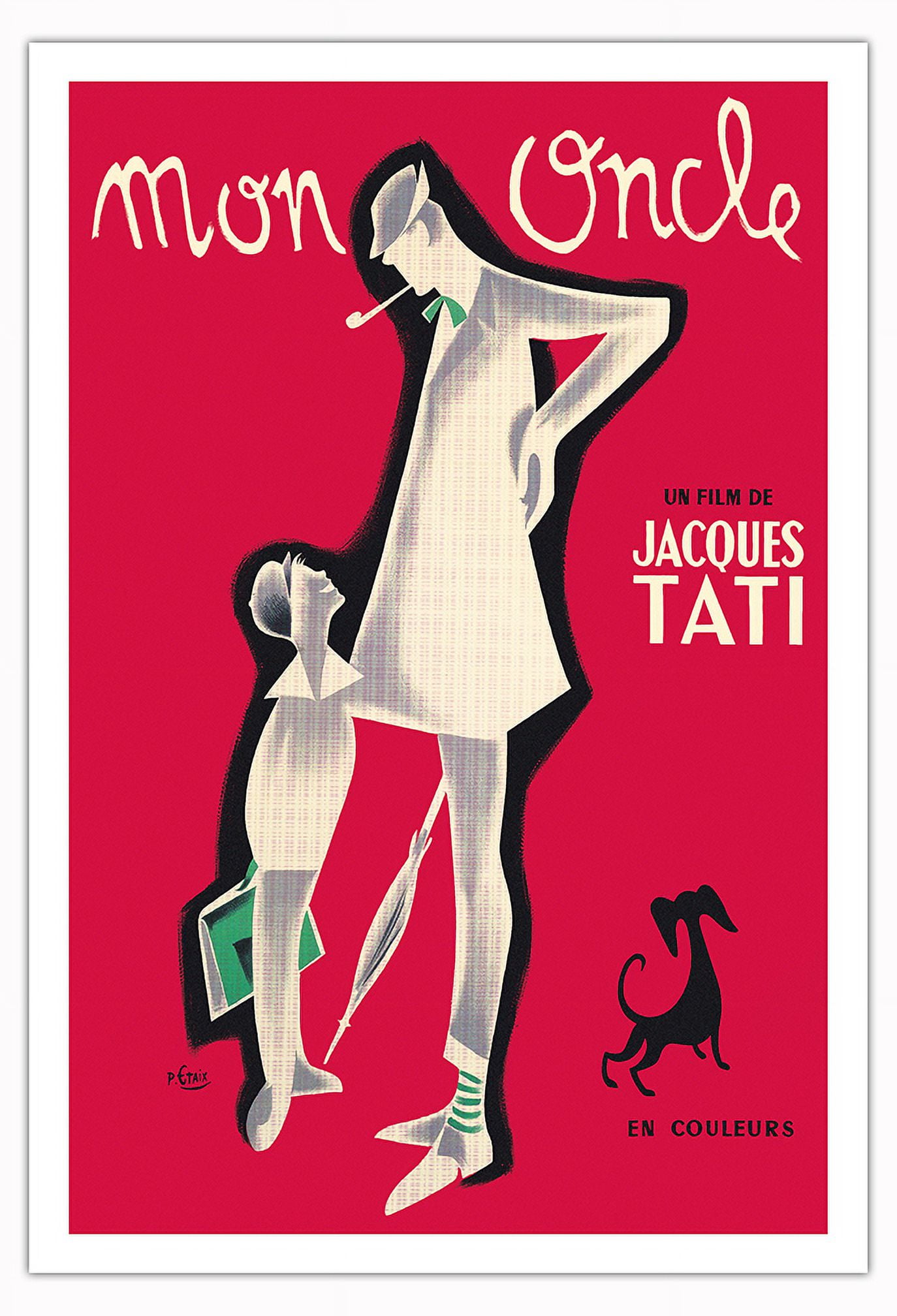 Mon Oncle - Monsieur Hulot (Jacques Tati) - Vintage French Film Movie ...