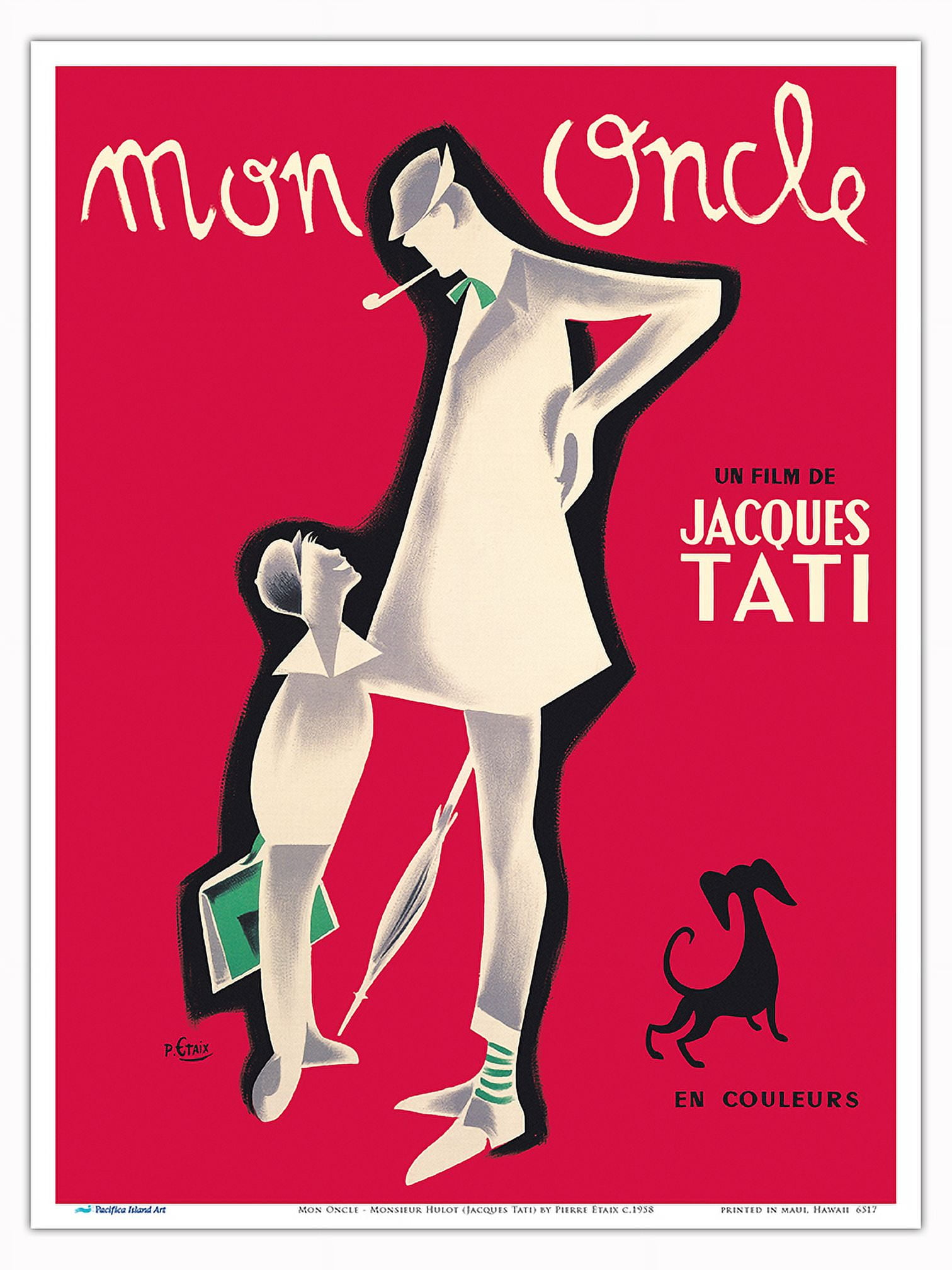 Mon Oncle - Monsieur Hulot (Jacques Tati) - Vintage French Film Movie ...
