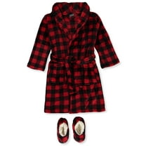 Spasilk Baby Hooded Terry Robe with Booties, Blue Plane Bath Set for ...