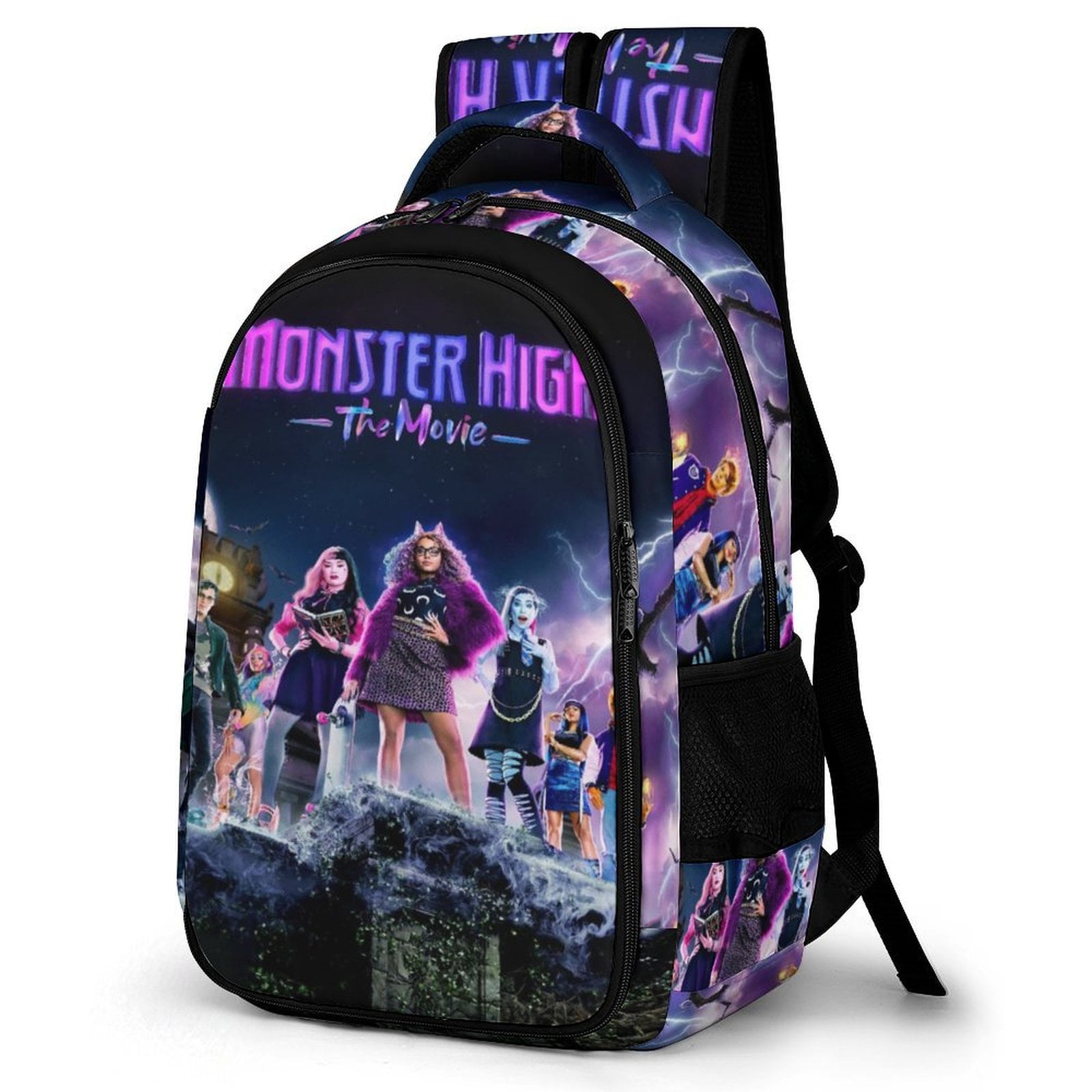 Mon-Ster High Backpack Cartoon Print for Travel Daily Use Lightweight ...