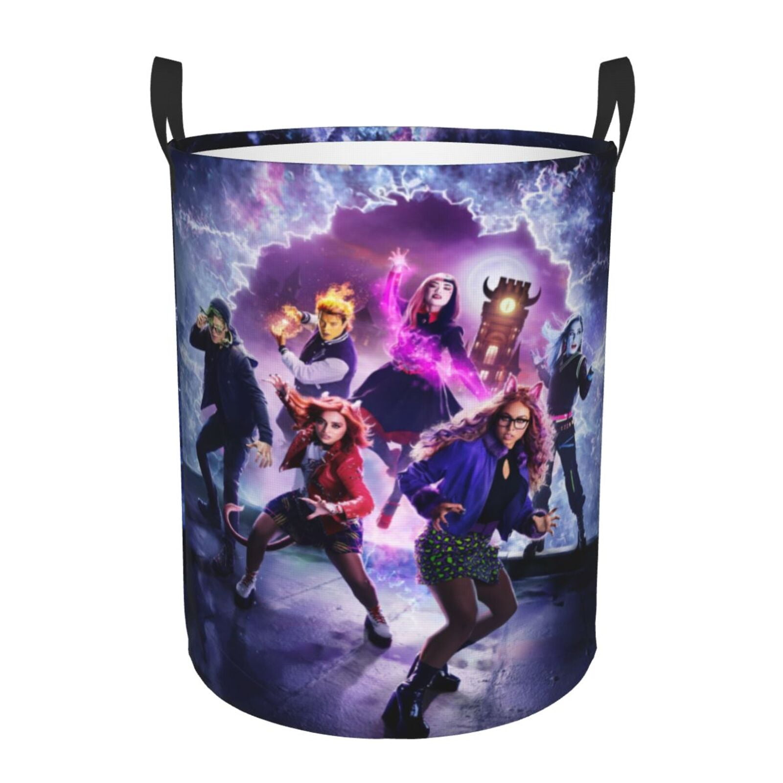 Mon-Ster High Collapsible Laundry Basket Cartoon Laundry Hamper with ...