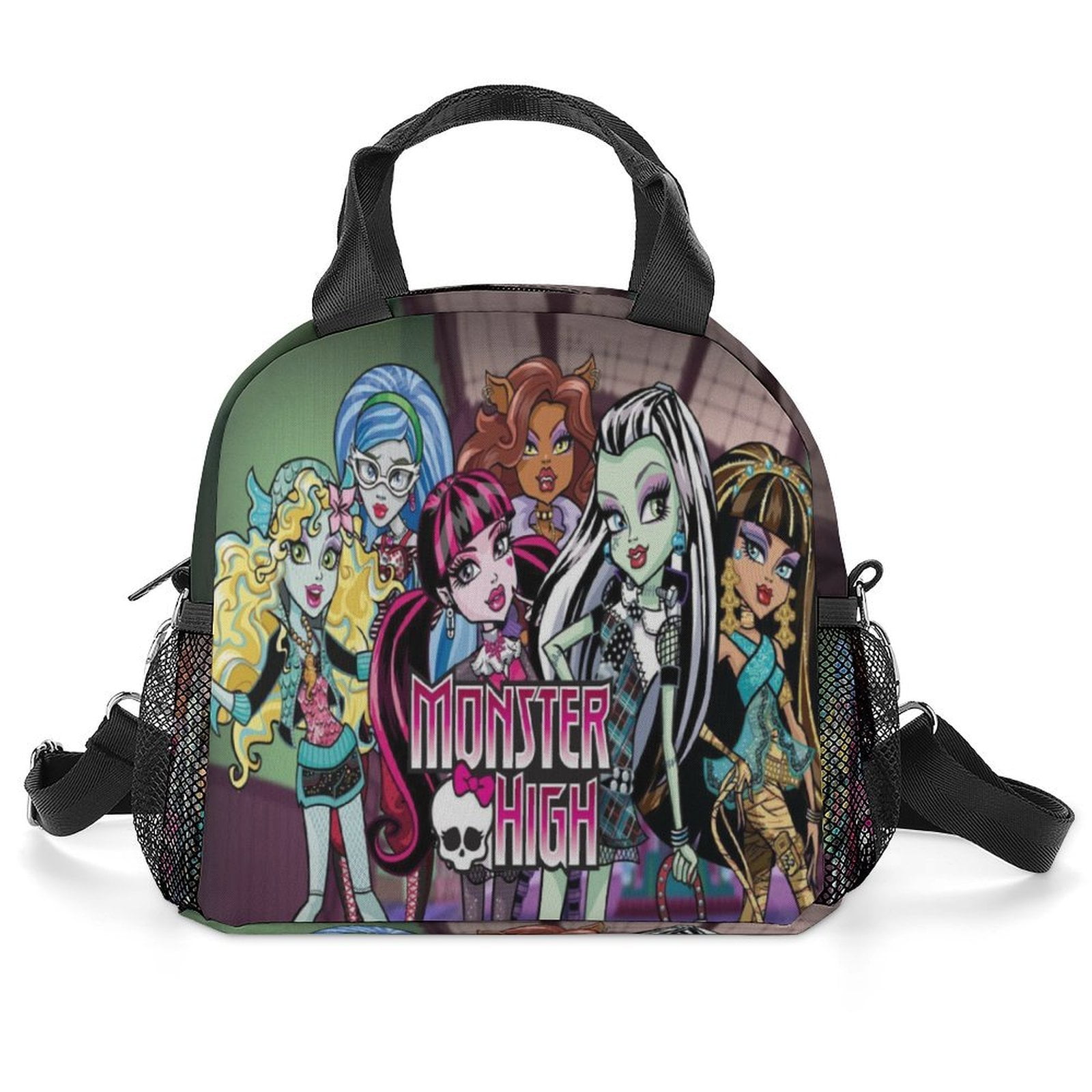 Mon-Ster High Lunch Bag Insulated Lunch Box Large Capacity Meal Tote ...