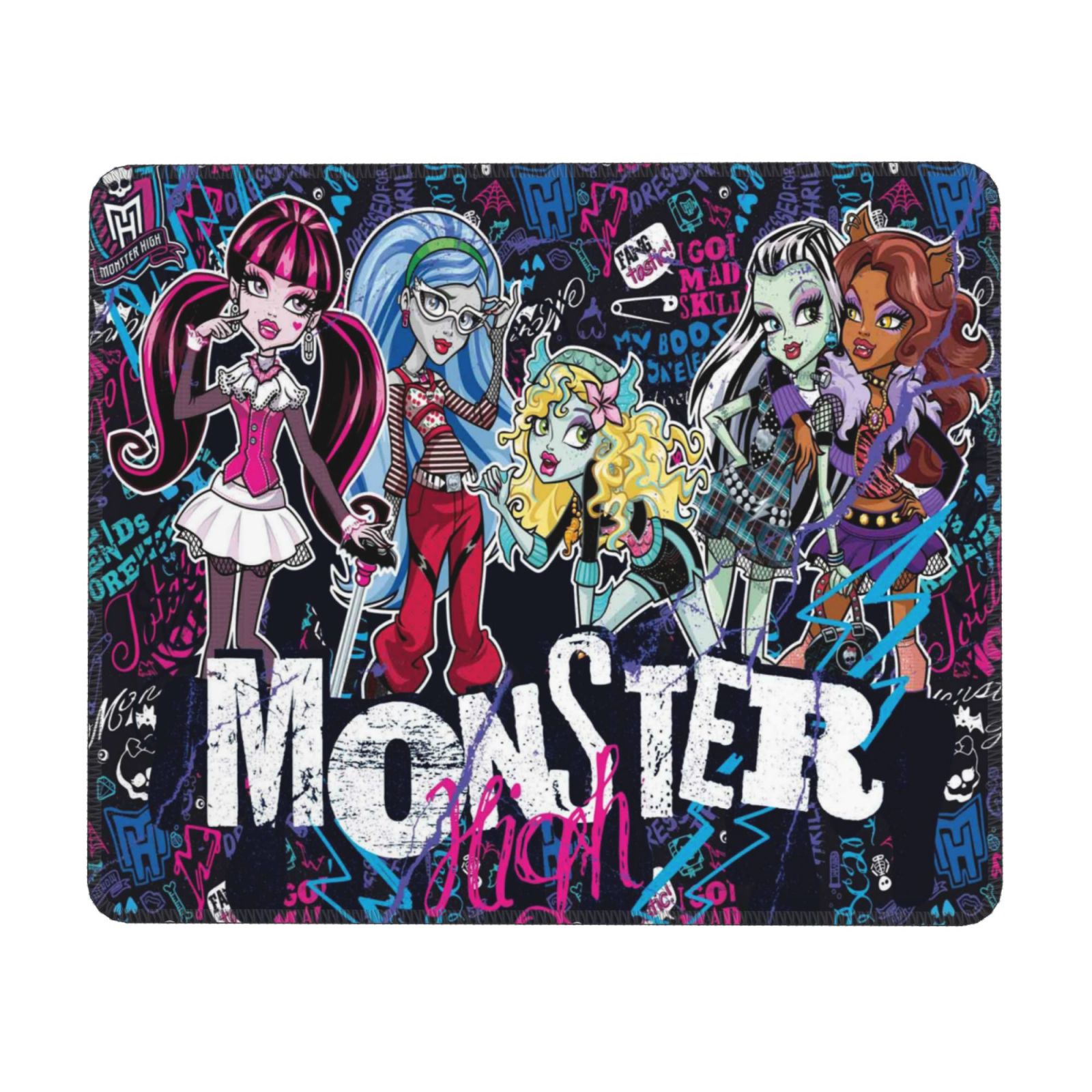 Mon-Ster High Mouse Pad Office Gaming Anime Cartoon Mousepad 10 x 12 ...