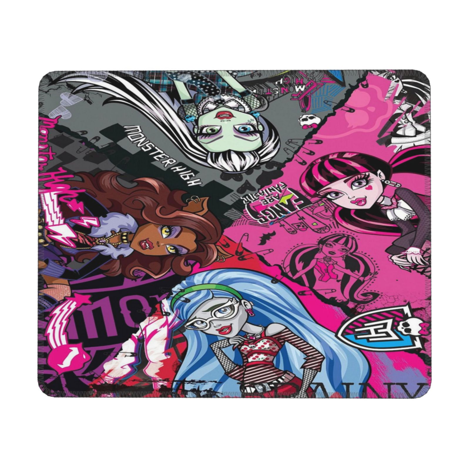 Mon-Ster High Mouse Pad Office Gaming Anime Cartoon Mousepad 7.9 x 9.5 ...