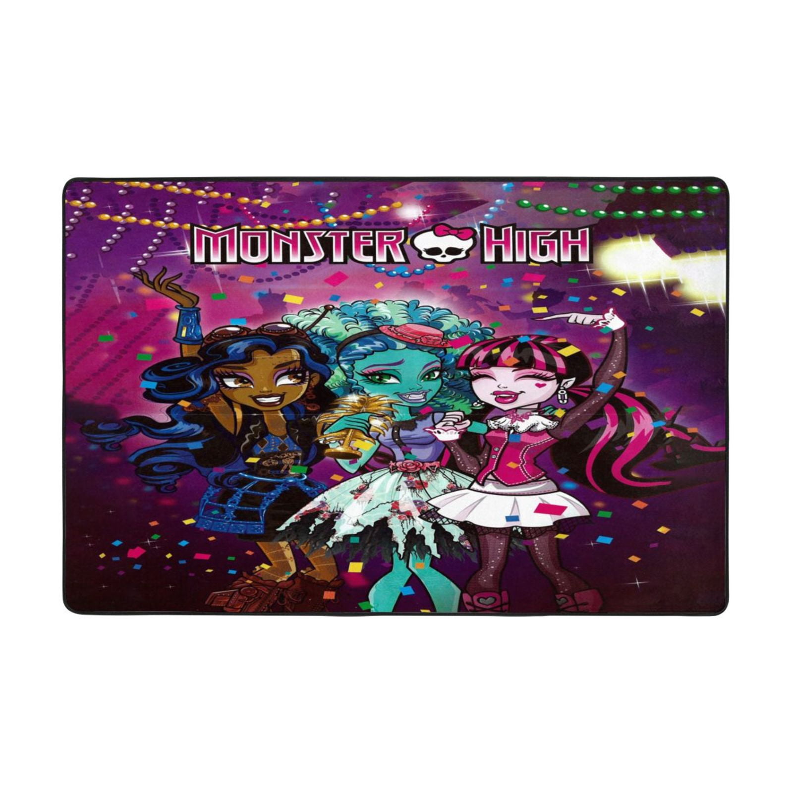 Mon-Ster High Rug Cartoon Character Carpet For Bedroom Livingroom ...