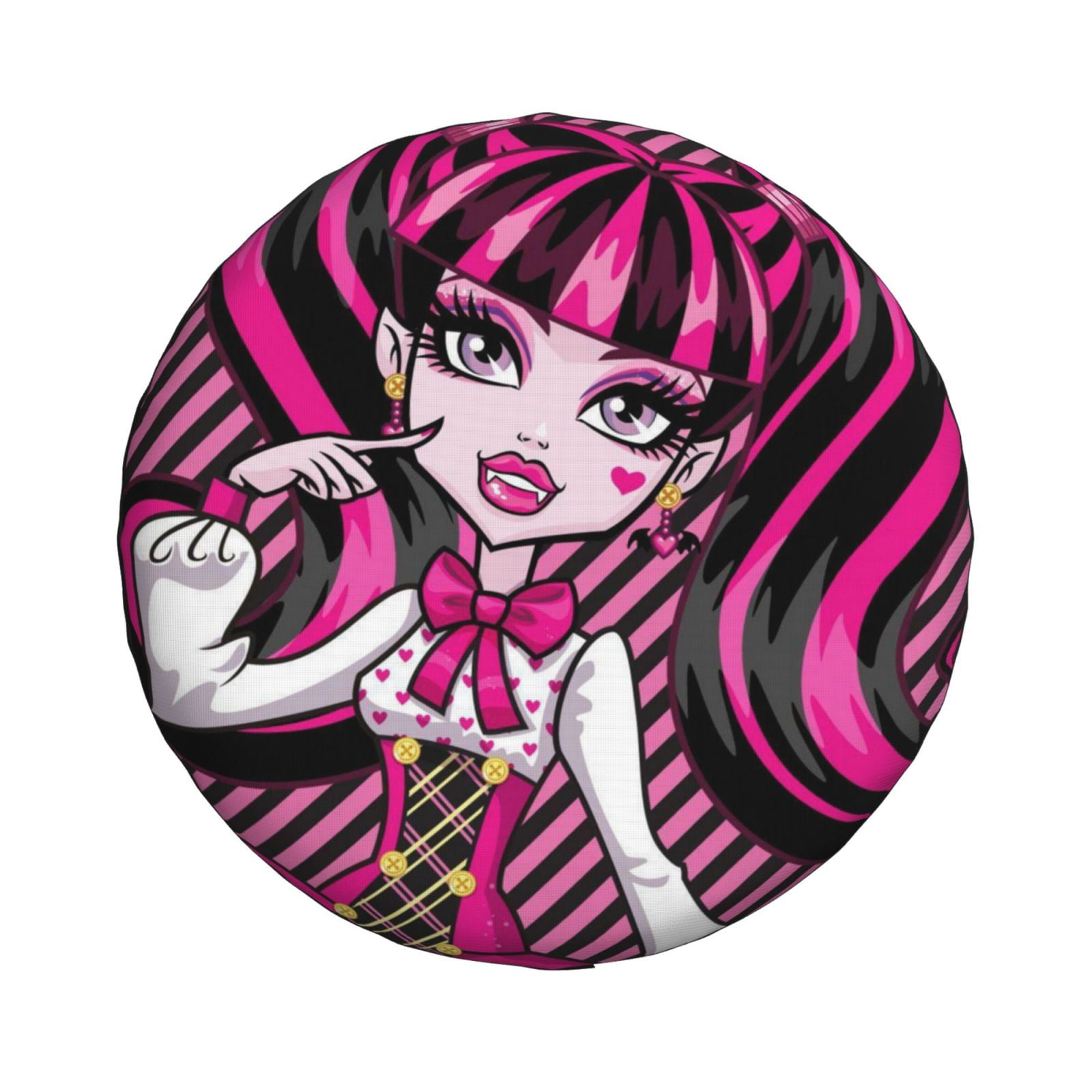 Mon-Ster High Spare Tire Cover Animal Cute Cartoon Weatherproof Universal Wheel Protectors ...