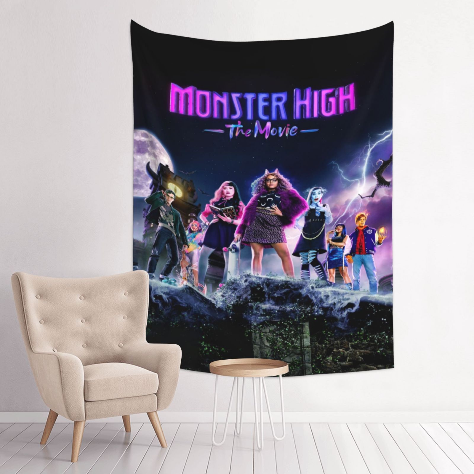 Mon-Ster High Wall Tapestry Anime Poster For Bedroom Aesthetics Funny ...