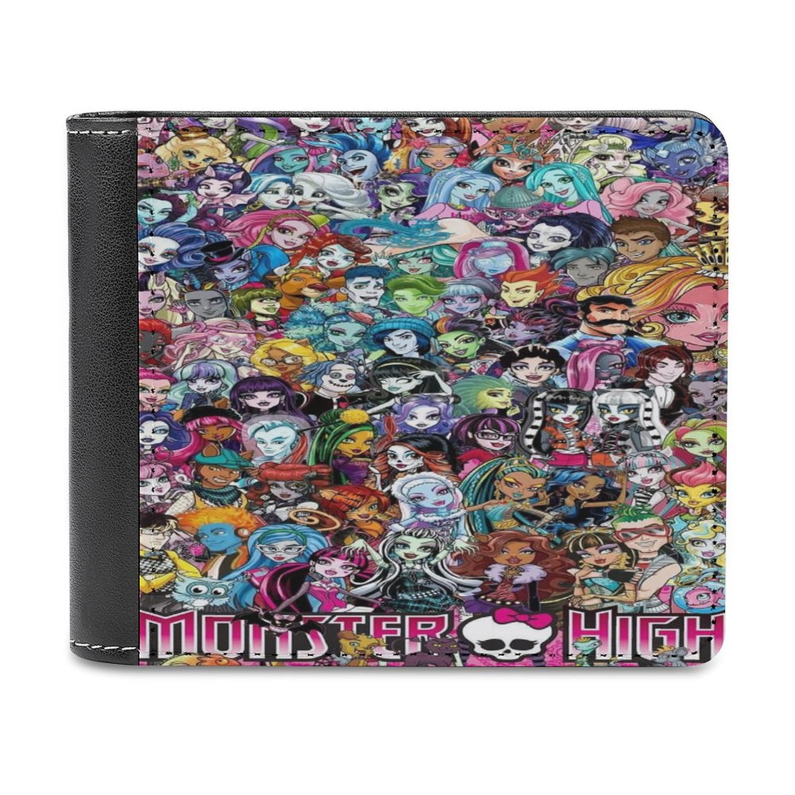 Mon-Ster High Wallet, Anime Leather Wallet Mens Wallets Manga Slim ...