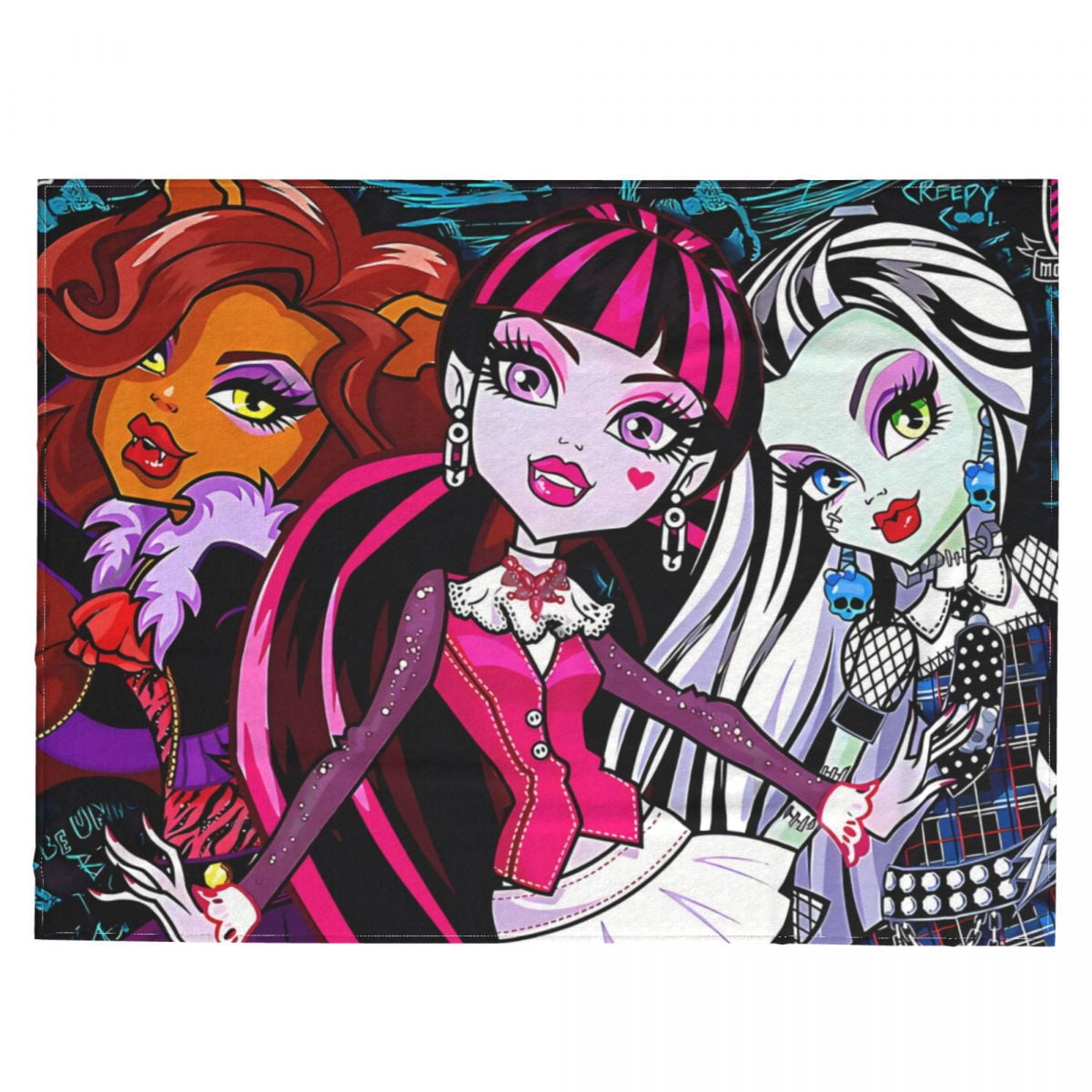 Mon-ster High Draculaura Doll Blankets Coral Fleece Plush Decoration ...