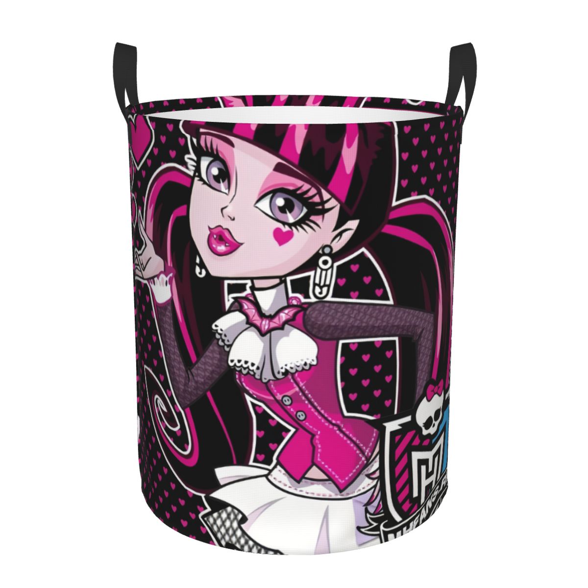 Mon-sters High Anime Laundry Basket Collapsible Large Capacity Clothing ...
