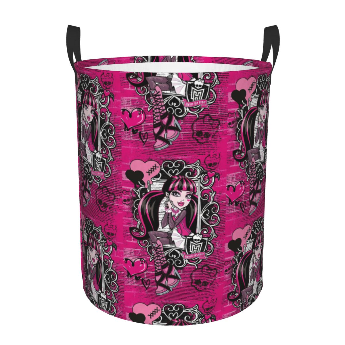 Mon-sters High Anime Laundry Basket Collapsible Large Capacity Clothing ...