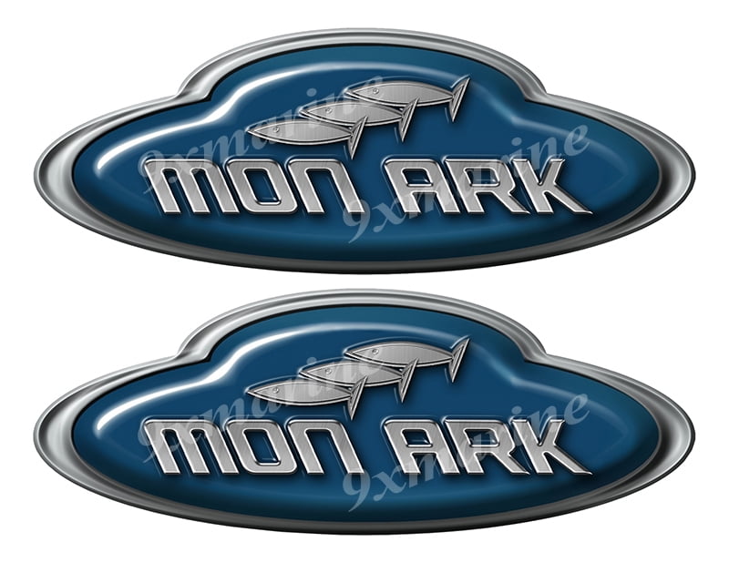 MonArk Boat Oval Sticker set - Name Plate - Walmart.com
