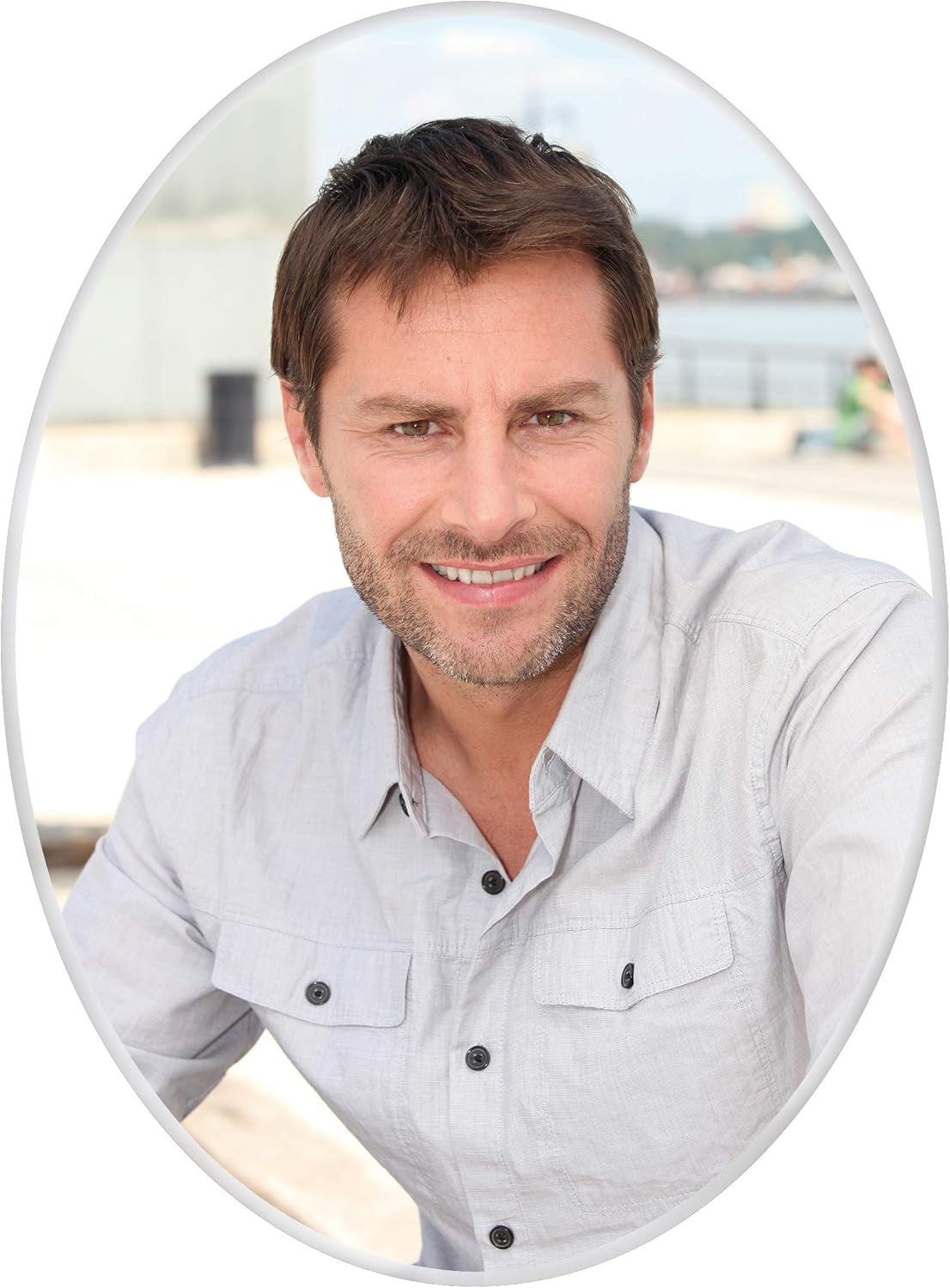 MonLiya Custom Ceramic Memorial Photo Tile, Monument Portrait, Color ...