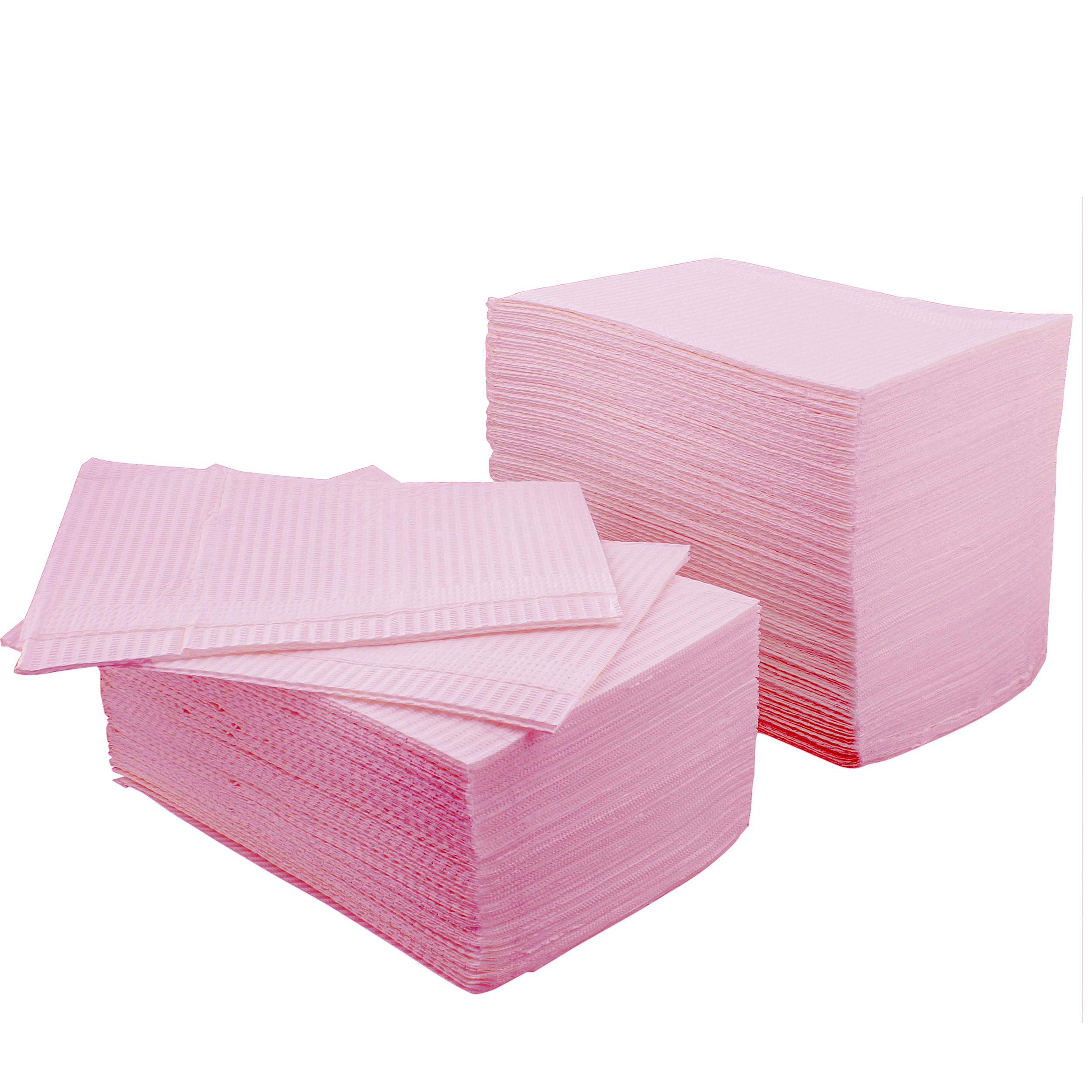 MonMed Large Dental Bibs Disposable 500 Pack in Pink - Disposable ...