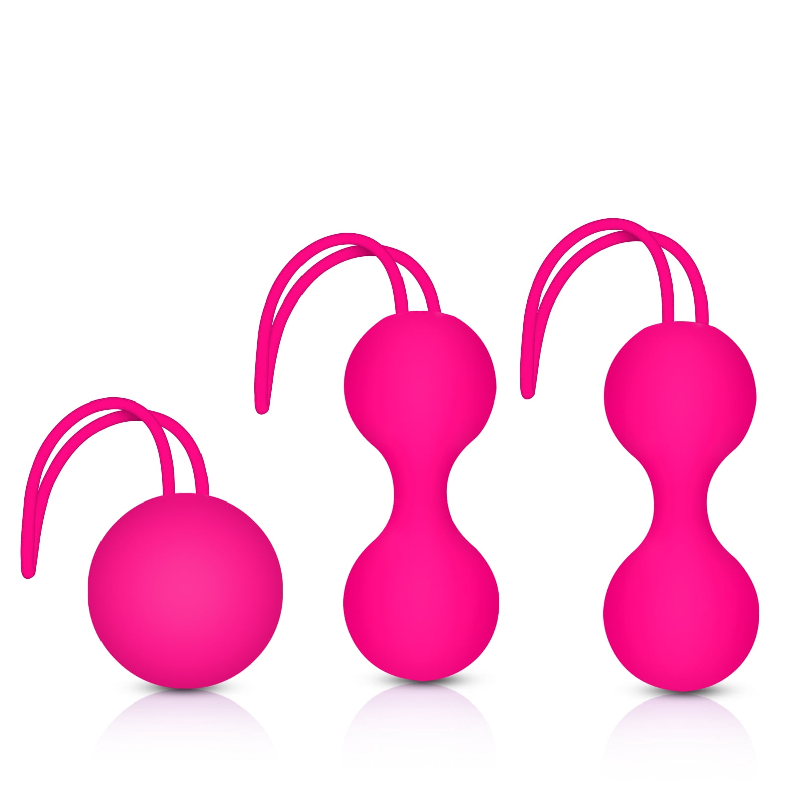 MonNn Kegel Ball for Women, 3pc Pelvic Floor Exerciser, Waterproof ...