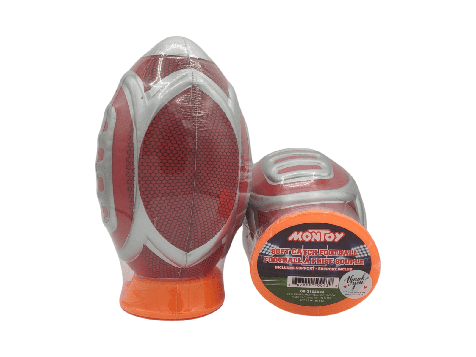 MonToy Soft Catch Football Football A Prise Soupl, In Red Color ...