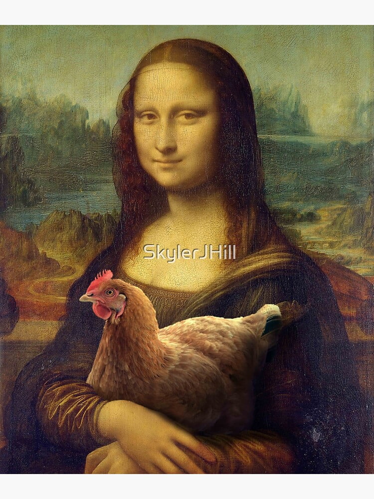 Mona Chicken Fashion Art Decor Frame - Walmart.com