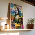 Mona Lisa Altered Art Graffiti Text Street Style Pop Culture Maximalist ...