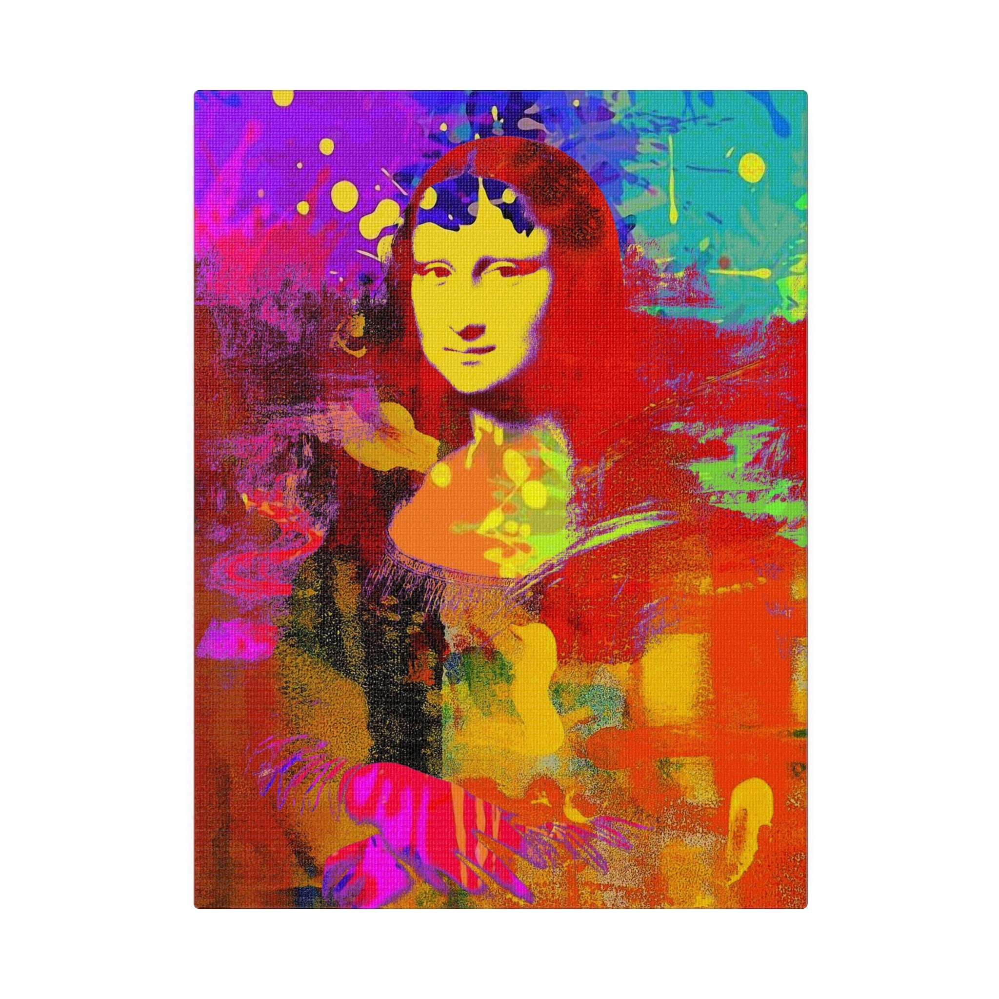 Mona Lisa Canvas Wall Art - Pop Art by Stephen Chambers - Walmart.com