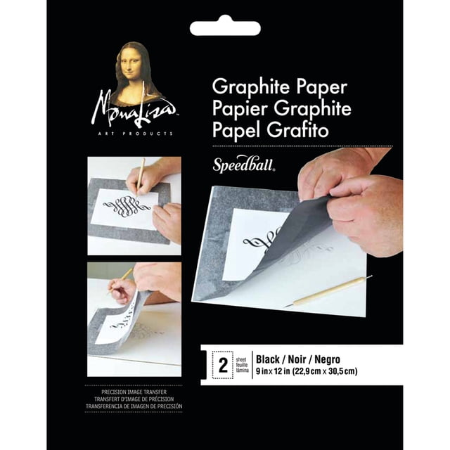 Mona Lisa Graphite Paper 9in x 12in 2/Pkg. - Walmart.com