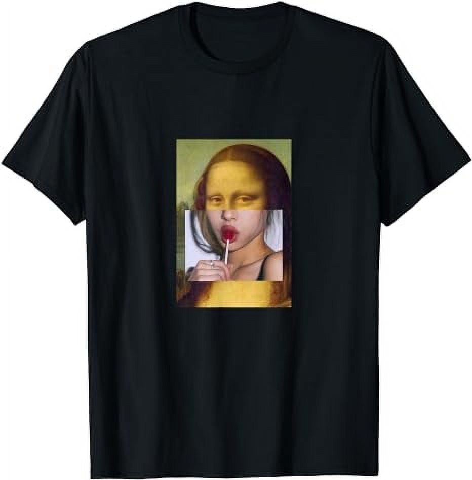Mona Lisa Lollipop Gioconda T-Shirt - Walmart.com