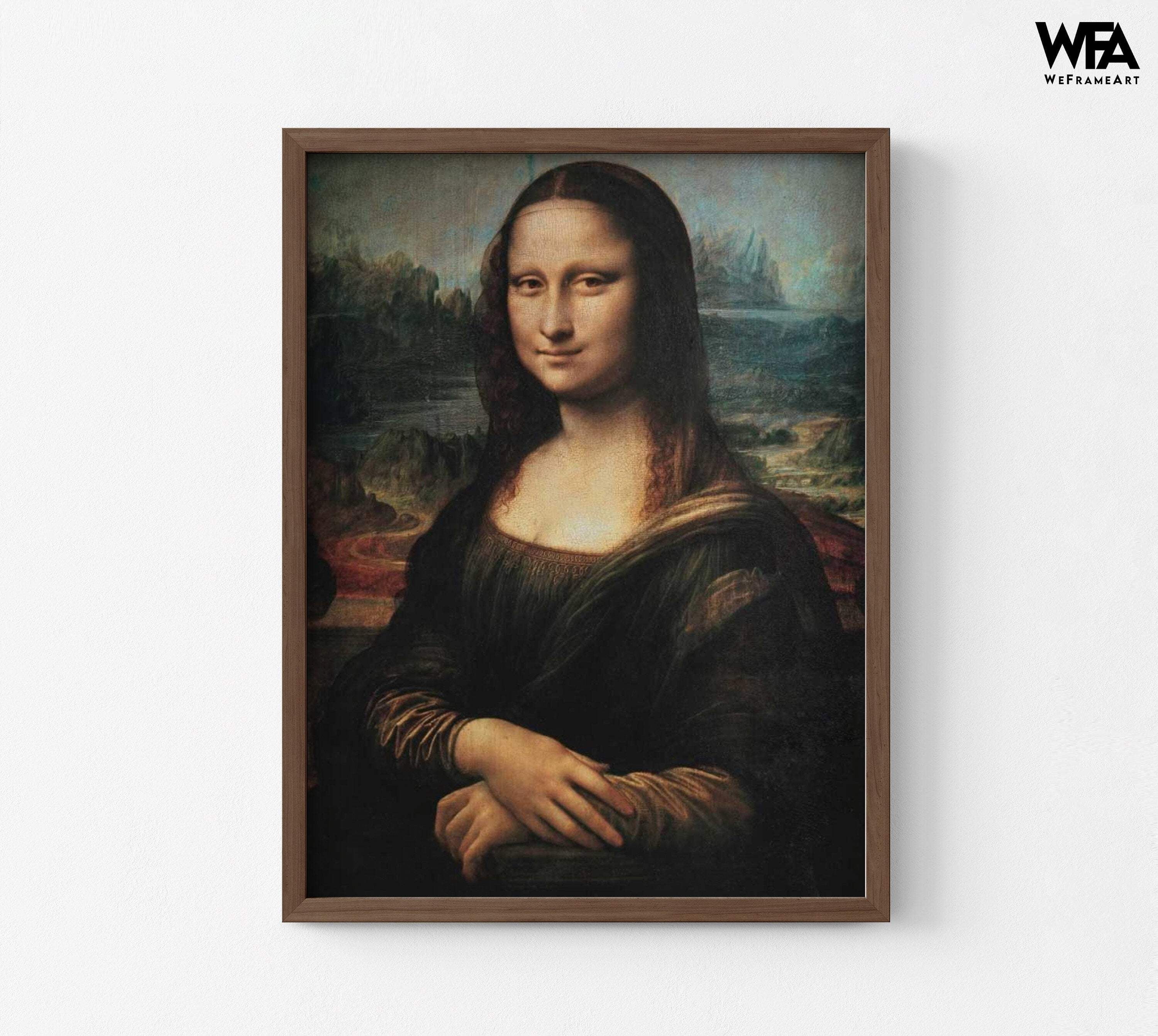 Mona Lisa by Leonardo Da Vinci, Beautiful Woman Wall Decor, Pretty ...