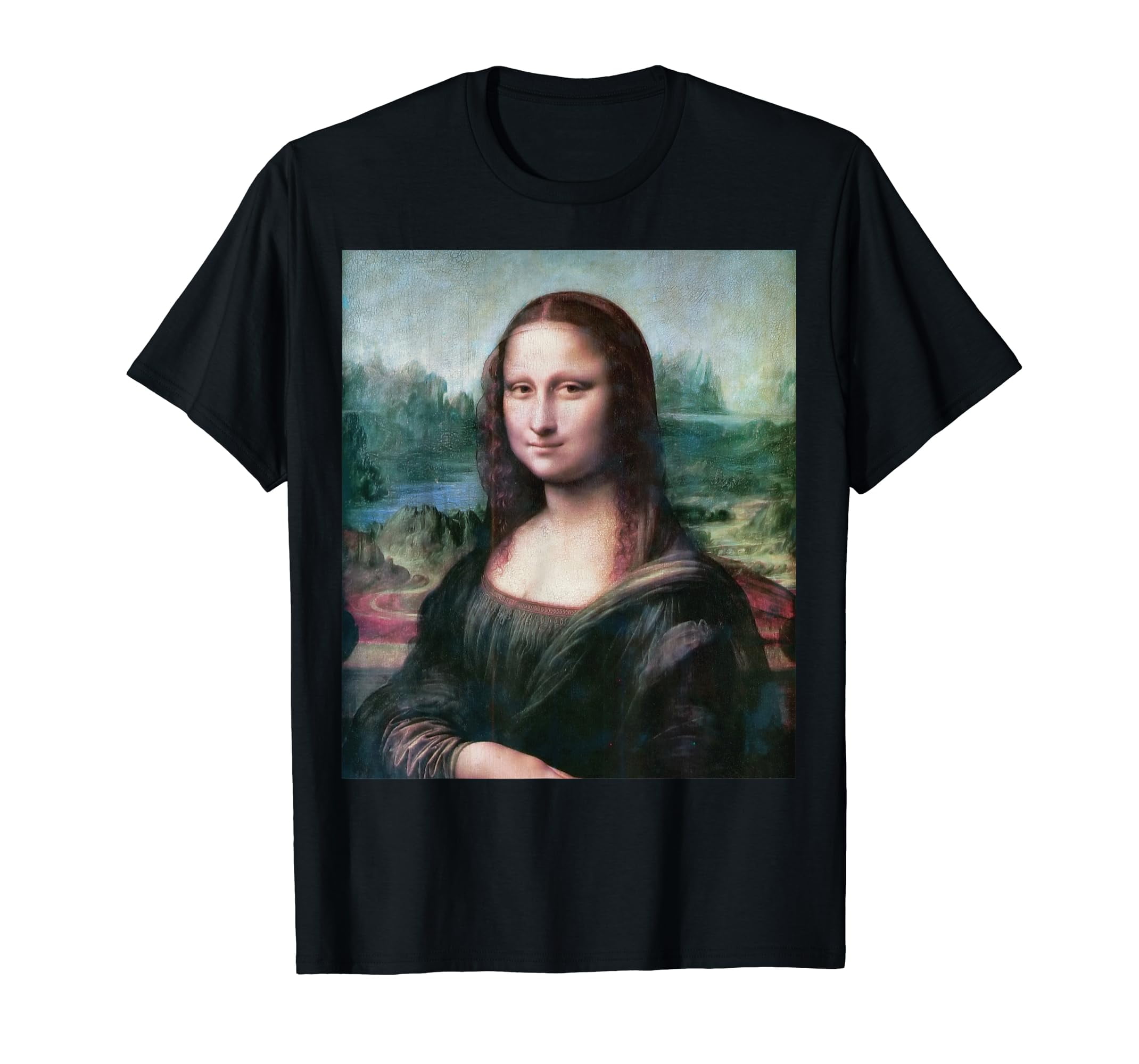 Mona Lisa by Leonardo da Vinci T Shirt - Walmart.com