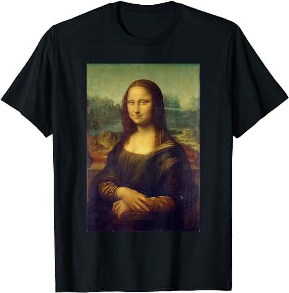 Mona Lisa by Leonardo da Vinci T-Shirt - Walmart.com