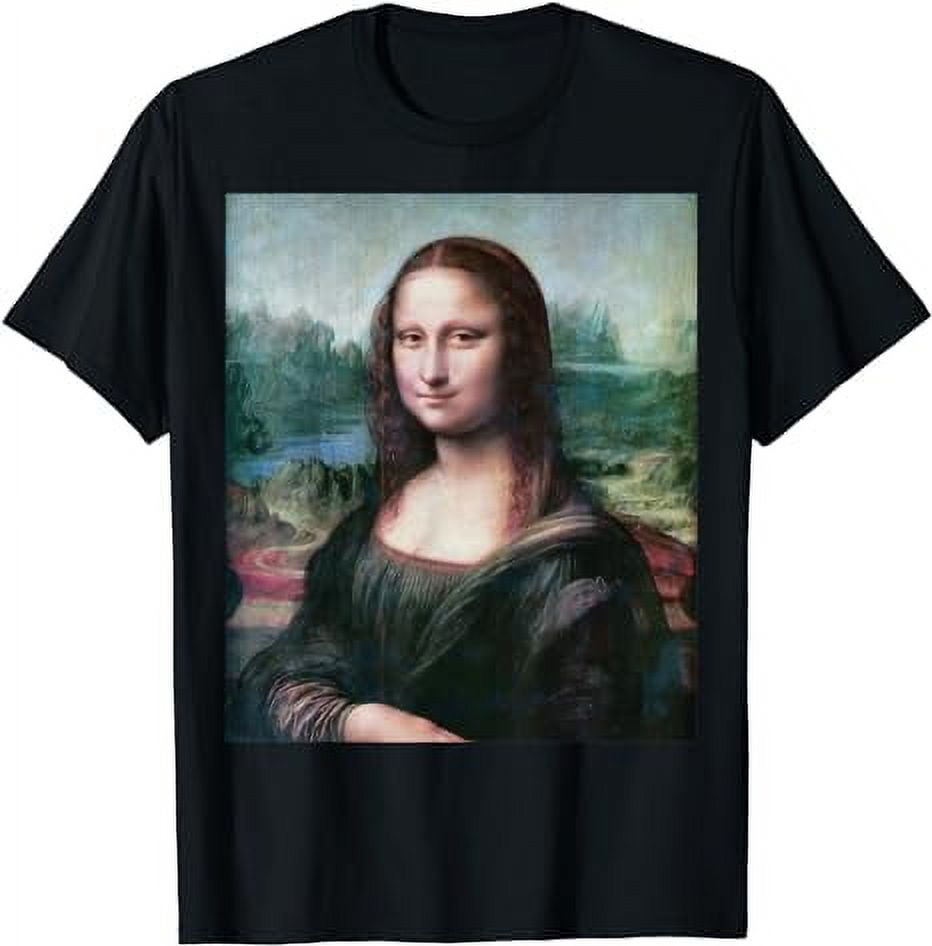 Mona Lisa by Leonardo da Vinci T Shirt - Walmart.com