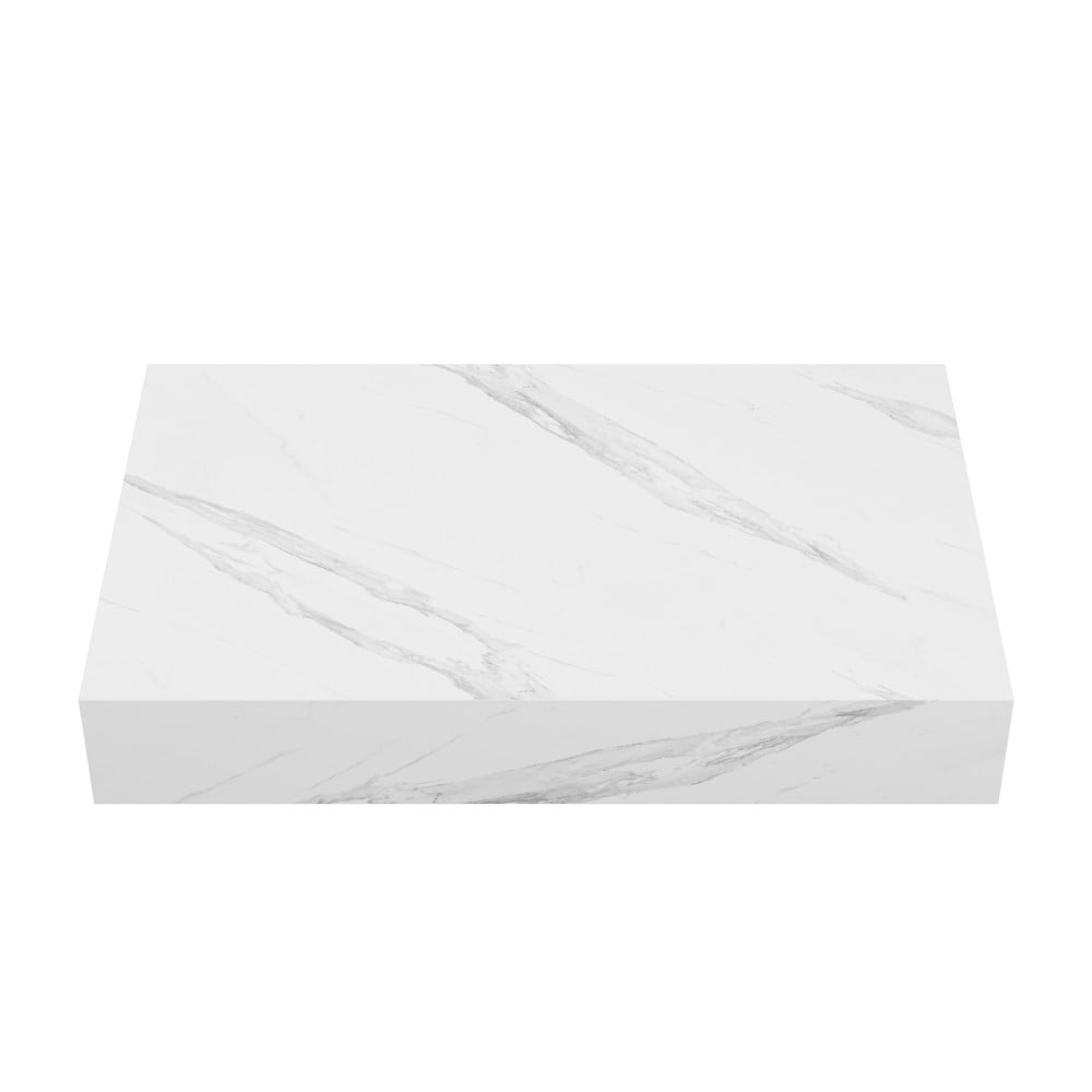 Monaco 36" Floating Bathroom Shelf in White Marble (SM-VS252) - Walmart.com