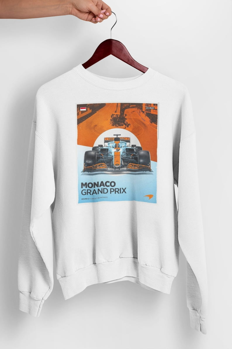 Monaco Grand Prix , Car Race , Monaco GP Poster Sweatshirt, Monte Carlo ...