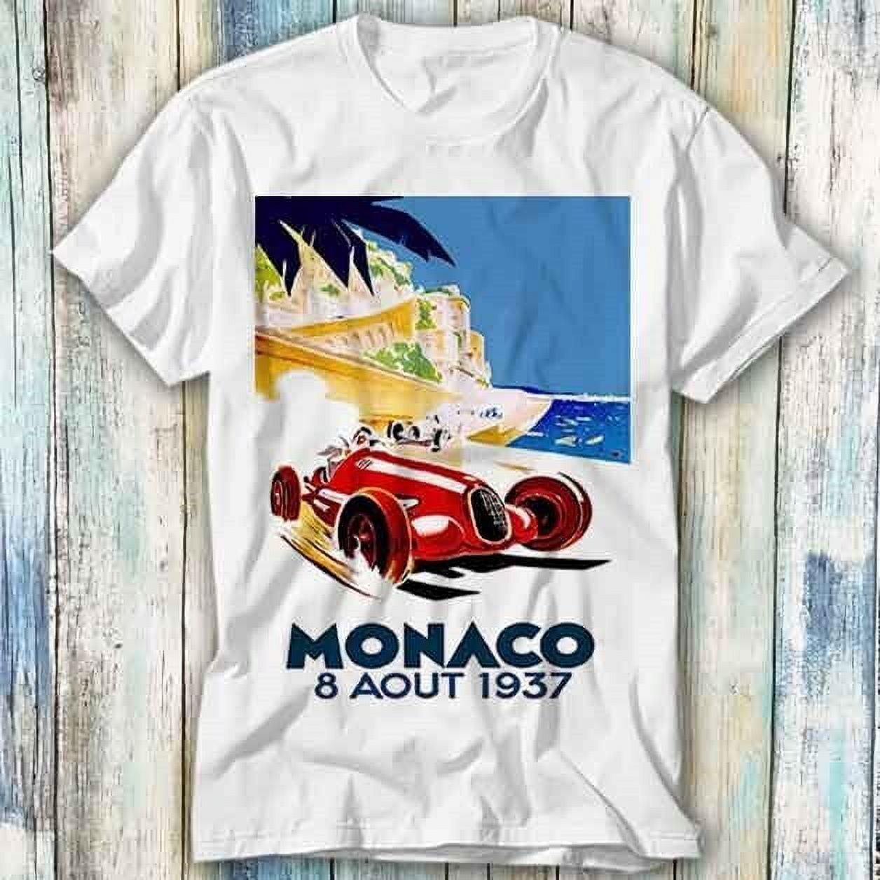 Monaco Grand Prix Race 1937 Auto Racing T Shirt Meme Gift Top Tee ...